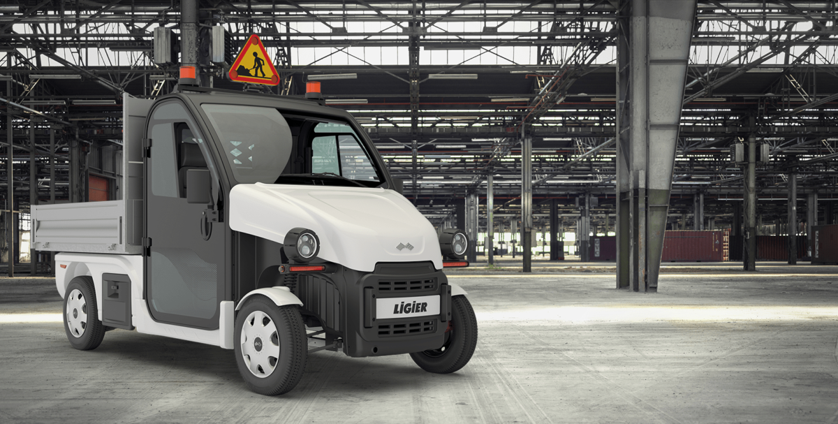 Utilitaires électriques pour les pros Ligier Professional